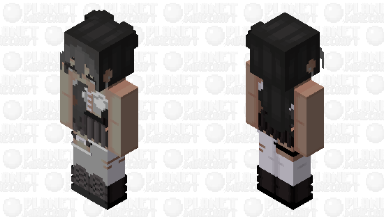 girl skin (creds to melatonin) Minecraft Skin