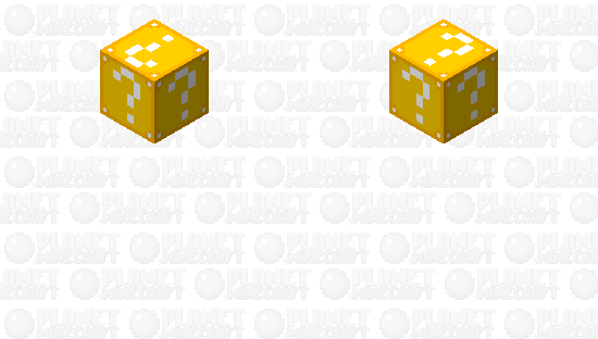 Lucky block head Minecraft Skin