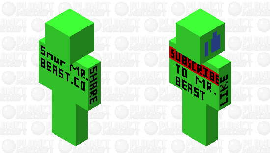 Go Mr. Beast! Minecraft Skin
