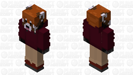 The RedPanda Classic Wine Minecraft Skin