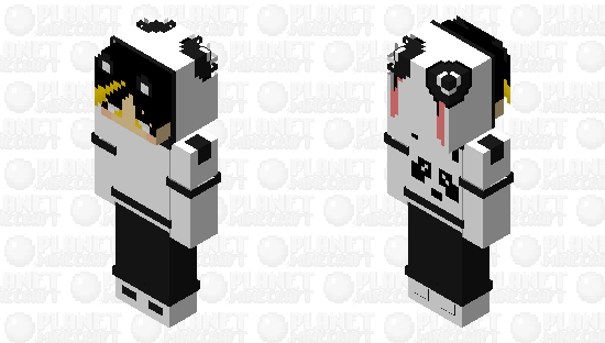 Cute panda-chan (Yuko) Minecraft Skin