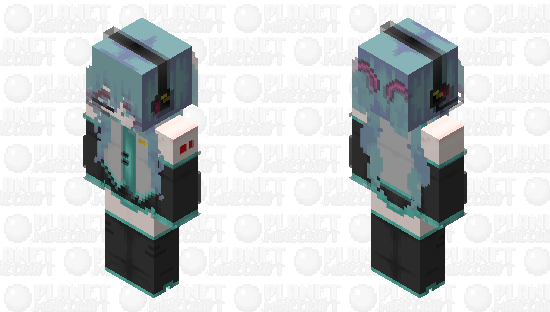 Hatsune miku Minecraft Skin