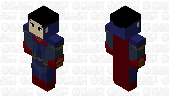 Injustice 2 Superman Minecraft Skin