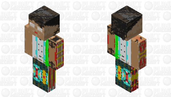 cool stylish herobrine Minecraft Skin