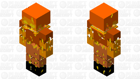 jack-o steve Minecraft Skin