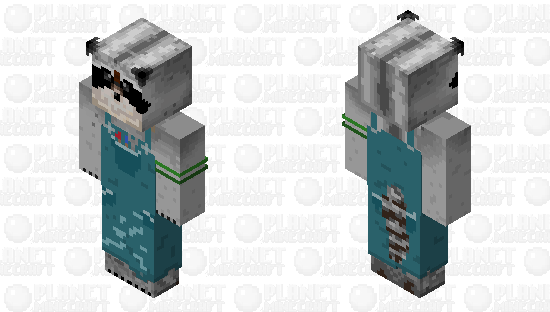 raccoon Minecraft Skin