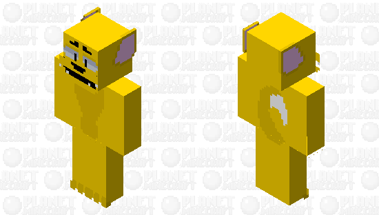 Golden the wolf Minecraft Skin