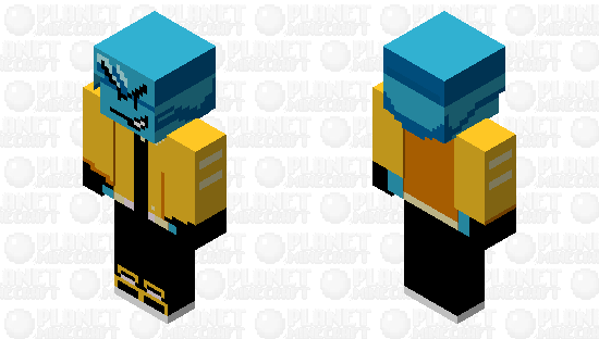 FNF Bf Minus Minecraft Skin