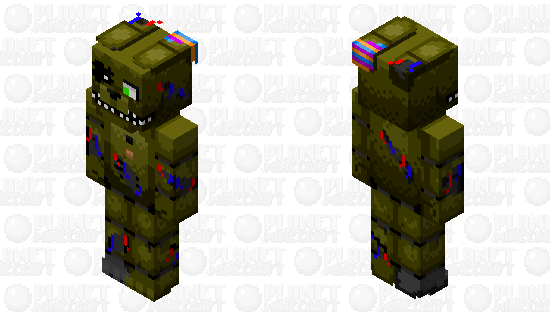 Withered plushtrap Minecraft Skin