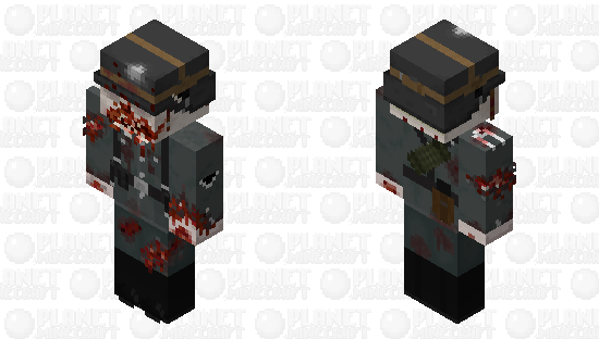 Germany Soldier Zombie Minecraft Skin