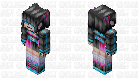 Yuzuki Shimizu [HD] | Vtuber [Bedrock Skin] ★ Minecraft Skin