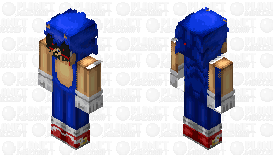You can't run sonic (fnf) Minecraft Skin