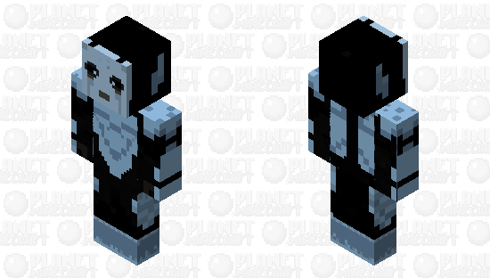 dark elf ice form Minecraft Skin