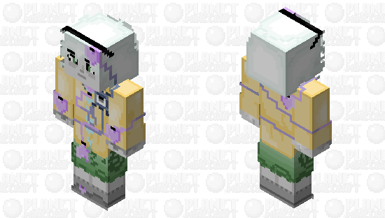 Satori Komeiji ( but its koishi's color palette ) Minecraft Skin