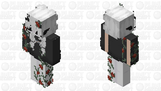 Half Demon 128x128 Minecraft Skin