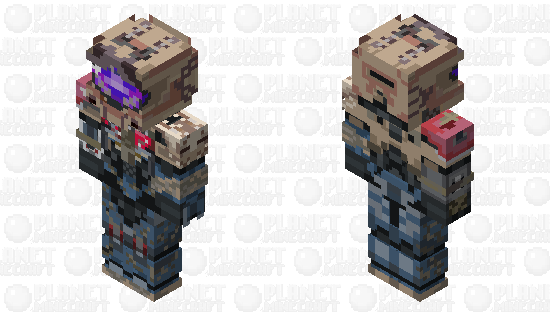 spartan lone wolf Minecraft Skin