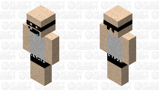 bandit bald neanderthal with boxer briefs Minecraft Skin