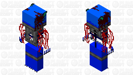 Prisoned Ignited Deep Water Kitty Raptor Minecraft Skin