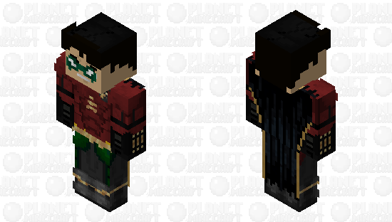 Robin -Damien Wayne Minecraft Skin
