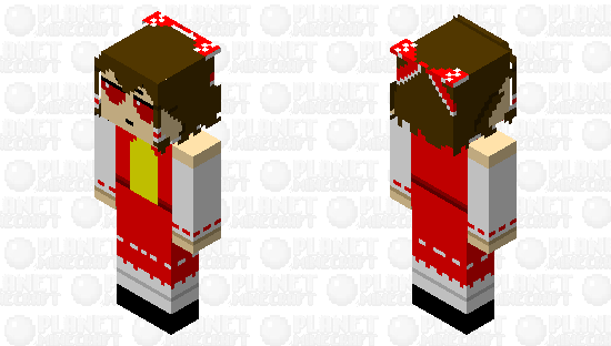 Reimu fumo Minecraft Skin
