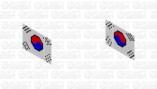 Korean Flag Minecraft Skin