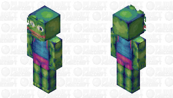 Pepe the frog Minecraft Skin
