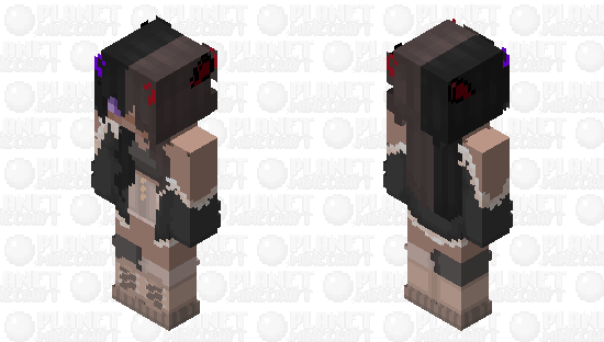 demon wolf girl all the fixed for sure Minecraft Skin