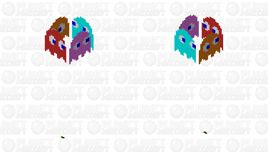 Pac-Man Ghosts Minecraft Skin