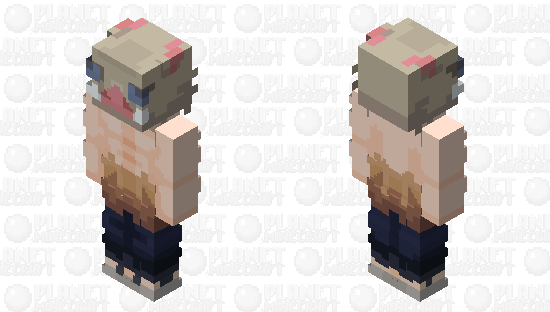 Inosuke Hashibira Minecraft Skin