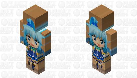 Aqua Minecraft Skin