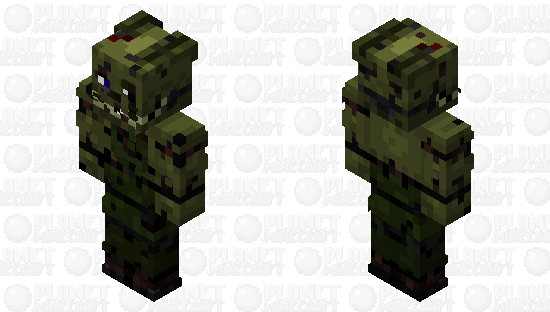 stylized springtrap or whatev Minecraft Skin