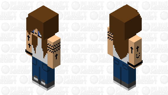 tough girl Minecraft Skin