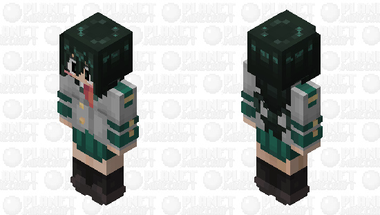 Tsuyu Asui UA Uniform Minecraft Skin