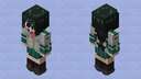 Tsuyu Asui UA Uniform Minecraft Skin