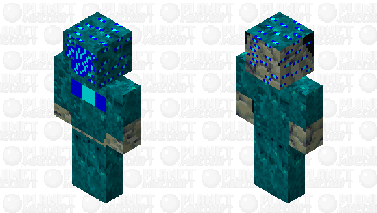 eye ball of sculk Minecraft Skin