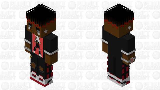 red drip boy Minecraft Skin