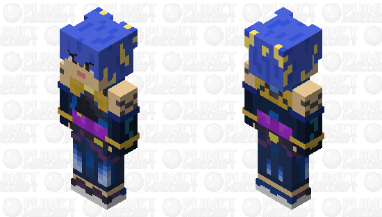 valorant neon Minecraft Skin