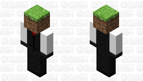 Grass block suit Minecraft Skin
