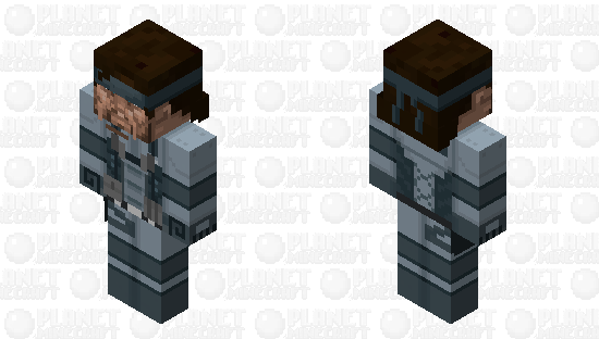 MGS2 – Solid Snake (HD) V2 Minecraft Skin
