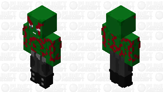 Drax Greem, o Destruidor Guardians of the Galaxy Minecraft Skin