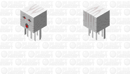 Mini ghast about to shoot a little fire ball Minecraft Skin