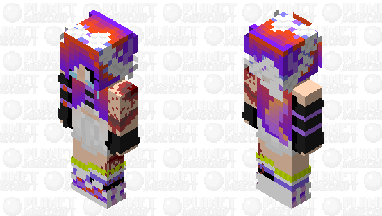 Human lolbit hurt Minecraft Skin
