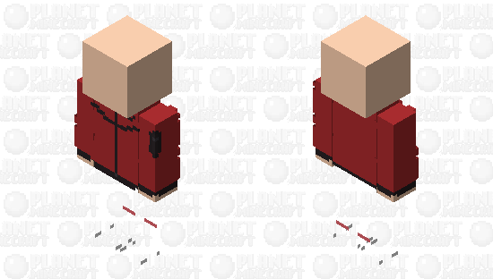 red nike tech fleece Minecraft Skin