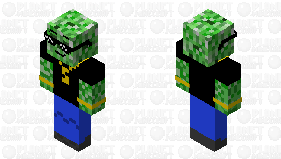 Creeper rapper Minecraft Skin
