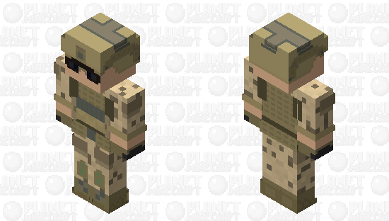 solid color 2035 infantry Minecraft Skin