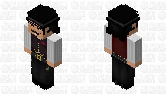 Dutch Van Der Linde | Red Dead Redemption 2 Minecraft Skin