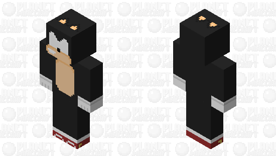Dark super sonic Minecraft Skin