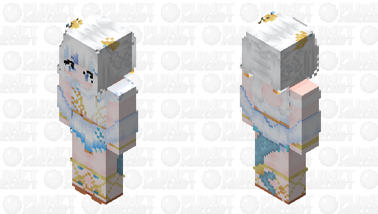 Gawr Gura - Hololive EN - Minecraft Skin