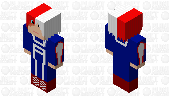 Shoto Todoroki Minecraft Skin