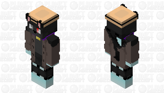 Sliver with trench coat Minecraft Skin